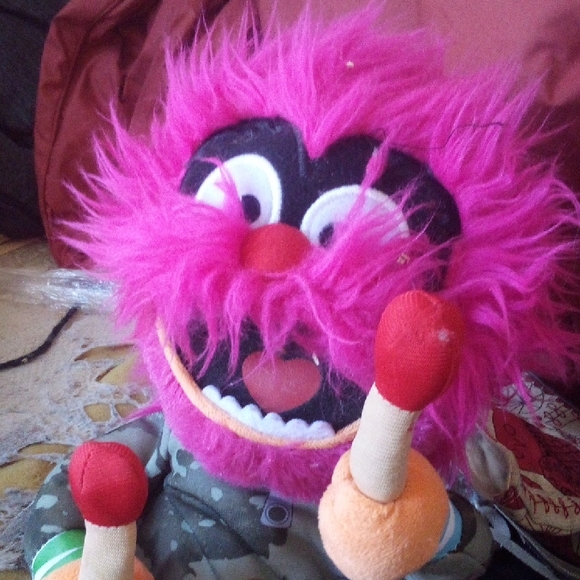 Disney | Toys | Plush Monster Toy Pink And Black | Poshmark